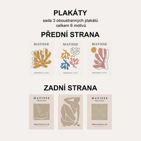 Sada oboustranných plakátů Abstrakt | 3 x A3 | DP3351451