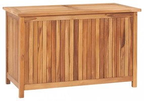 Zahradní úložný box teak Dekorhome 90 cm