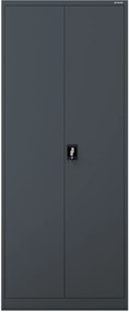 Hospodářská skříň uzamykatelná vysoká, antracitová, 900x2200x450 mm: DAWID H2200