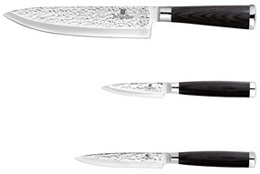 3dílná sada kuchyňských nožů BLACK WOOD 20636