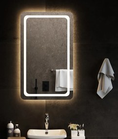 vidaXL Koupelnové zrcadlo s LED osvětlením 60x100 cm [3154102]