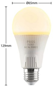 LED žárovka E27 A65 15W bílá 2 700K sada 10 ks