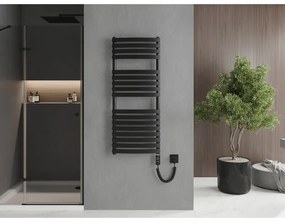 Mexen Bachus, elektrické topné těleso 1200 x 500 mm, 600 W, černá, W109-1200-500-2600-70