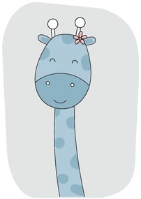 Plakát Modrá žirafka