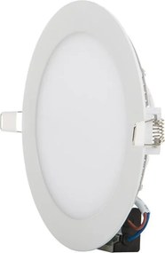LEDsviti Stmívatelný bílý kruhový vestavný LED panel 175mm 12W denní bílá (6753)