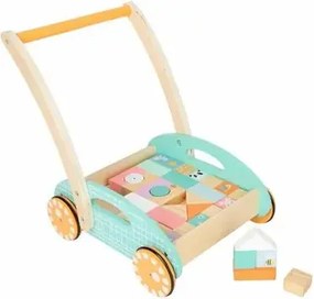 Small Foot Vozík s kostkami / od 12 měsíců