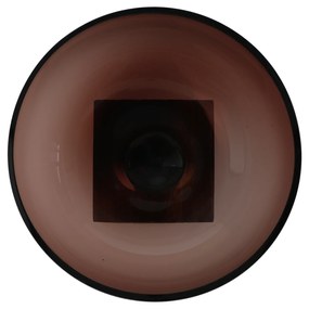 Goebel Designová mísa Rose Hibiscus, hnědá, sklo/dřevo, 20 x 15 cm