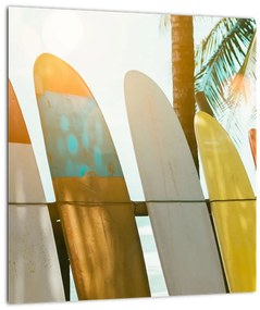 Obraz - Surfovací prkna (30x30 cm)
