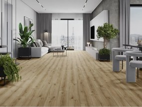 Mexen Sun Valley vzorek vinylových panelů SPC 6,5 mm, podložka IXPE 1,5 mm, 4 V-fuga, Dub - F1006-S