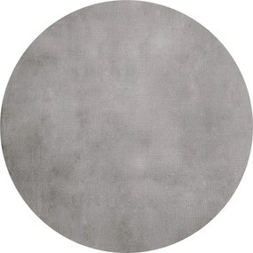 Obsession, Kusový koberec Cha Cha 535 silver kruh, 80x80 (průměr) kruh, šedá, ložnice