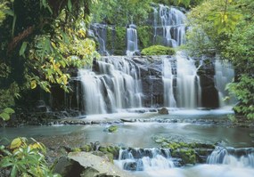 Fototapeta Vodopády Pura Kaunui Falls 8-256 / Obrazové tapety a fototapety na zeď Komar (368 x 254 cm)