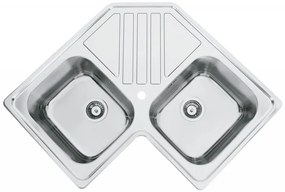 Sinks Rodi KEPLER 830 DUO V 0,7mm leštěný