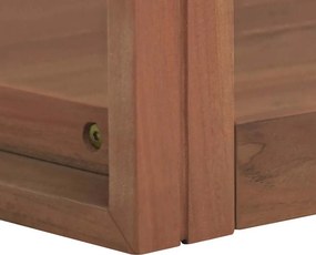 Nástěnná koupelnová skříňka 45 x 45 x 35 cm masivní teak 338233
