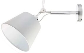 Artemide 1184010A+0781050A Tolomeo parete diffusore 24, nástěnné designové svítidlo s vypínačem a satin stínítkem, 1x70W, prům. 24cm