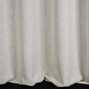 ZÁVĚS NA KROUŽCÍCH LINDA 140X250 CM BÉŽOVÁ