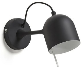 Černé nástěnné svítidlo Lucilla – Kave Home