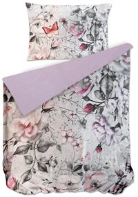 Bierbaum povlečení bavlněný satén 5205D Roses - 140x200 / 70x90 cm