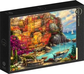 GRAFIKA Puzzle Krásný den v Cinque Terre / 1000 dílků / 69 × 47,8 cm