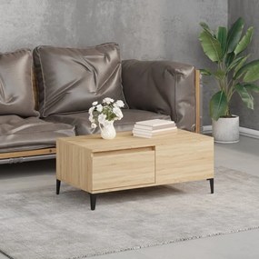 vidaXL Konferenční stolek 90 x 50 x 36,5 cm kompozitní dřevo [821122] Barva: kouřový dub