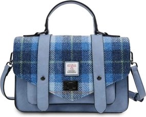 Kabelka The Large Satchel Blue Tartan - Islander