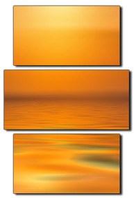 Obraz na plátně - Klidné moře při západu slunce - obdélník 7280C (105x70 cm)