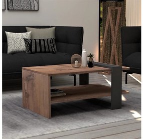 Asir Konferenční stolek OVA 35x80 cm hnědá/antracit 835PUQ2826