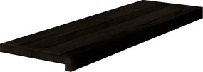 Nášlapy na schody 2 ks hnědo-černé 80x30x2 cm masivní dub 3283803
