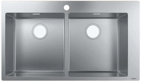Hansgrohe - Vestavný dřez S711-F765, nerezová ocel 43303800