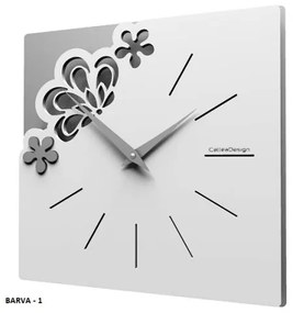 Designové hodiny 56-10-1 CalleaDesign Merletto Small 30cm (více barevných variant) Barva švestkově šedá-34