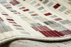 Koberec KILIM 7950/52933 geometrický šedý / béžový