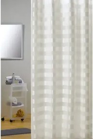 MSV Sprchový závěs AMALFI bílý / 180 x 200 cm / Polyester / S kroužky