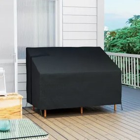 Outsunny kryt na 2-místnou lavici z oxfordské tkaniny 600D s vodoodpudivou úpravou pro terasu 140x84x56/94 cm
