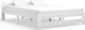vidaXL Rám postele masivní borovice 120 x 200 cm [322021] Barva: Bílá