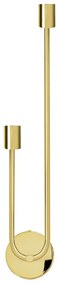 Toolight - Nástěnná lampa Round - zlatá - APP1148-2W