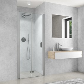 Roth CARIBA LINE CI PIL_CI PIR Jednokřídlé sprchové dveře do niky 100 cm Orientace vany: Levá