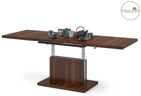 Konferenční a jídelní stůl ASTON rozkládací 80x120-160-200 cm, v.56-74 cm, ořech california