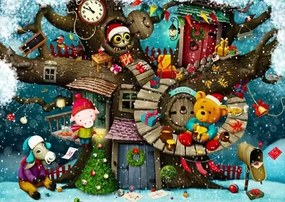 ENJOY Puzzle Pohádkové Vánoce / 1000 dílků / od 14 let