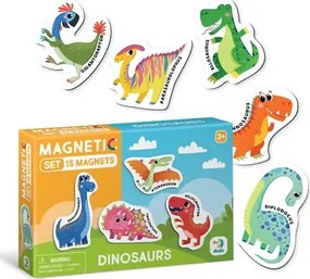 DODO Magnetická hra Dinosauři / Magnetky s názvy dinosaurů