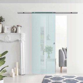 HOMCOM Posuvné skleněné dveře Posuvné skleněné dveře do místnosti, matné sklo, 775/900/1025x2050 mm| Aosom