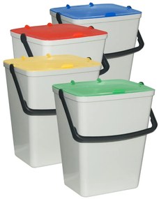 Sada odpadkových košů ArtPlast ECO Logico RS4, 4 x 15 L