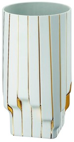 ROSENTHAL STRIP ZAHA HADID Váza bílo-zlatá 30 cm +