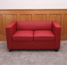 3-2-1 Sedací souprava Sedací souprava Lounge sofa Lille ~ Kůže, červená