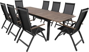 Doppler EXPERT WOOD Plus zahradní sedací souprava 8+1