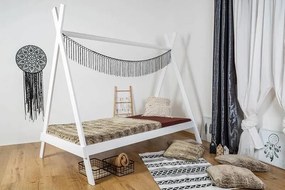 MAXIDO Dětská postel Teepee 180x80 Přirodní