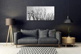 Obraz na skle Abstrakce Rostlina Příroda 125x50 cm
