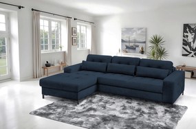 XXXLutz ROHOVÁ SEDAČKA, textil, tmavě modrá MID.YOU - Sedací soupravy - 000694007909