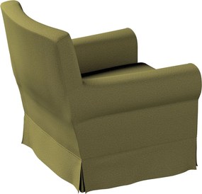 Potah na křeslo IKEA Ektorp Jennylund barva zelená látka pletený vzor