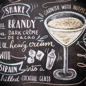 Kovová cedule Brandy Alexander