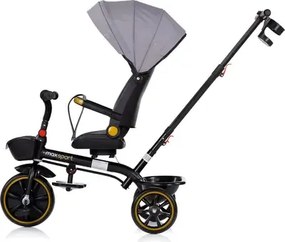 CHIPOLINO Tříkolka se stříškou Max Sport 2v1 Anthracite