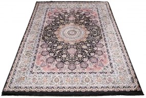 Kusový koberec pratelný VICTORIA 9105 Klasický pogumovaný krémový Rozměr: 80x150 cm